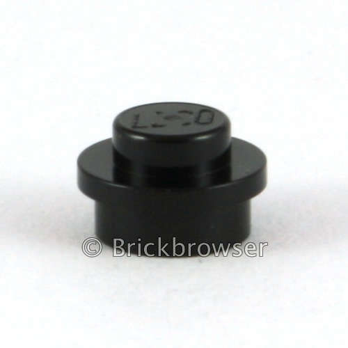 Lego 2 X 614126 Black Round Plate 1x1 6141 #1041 for sale online | eBay UK