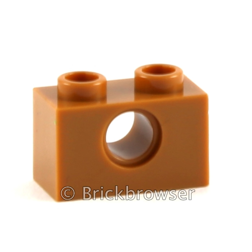 LEGO 16x Technic Brick 1x2 With Hole Medium Stone Grey Part 3700 ...