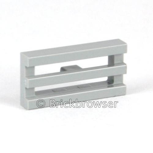 LEGO Part 8 X 4211350 1x2 Radiator Grill 2412 Light Grey for sale ...